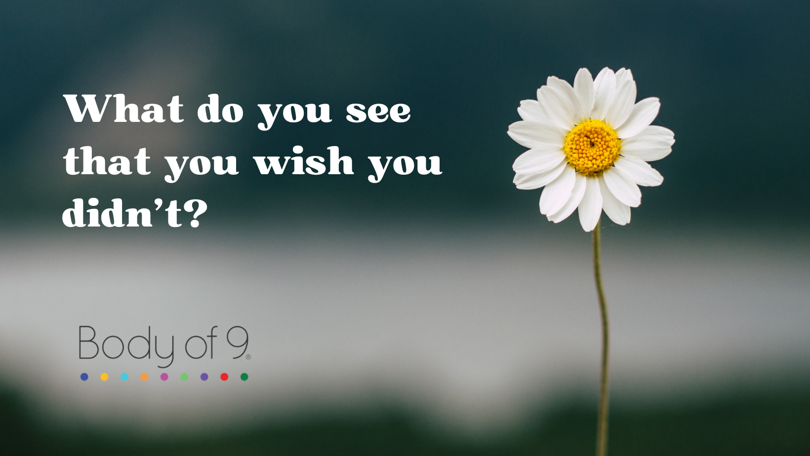 What do you see that you wish you didn't? - Body of 9